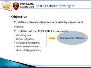 2 Harmonisation of Accessibility Components in the Context of “ACCESSIBLE” Project | PPT | Web ...