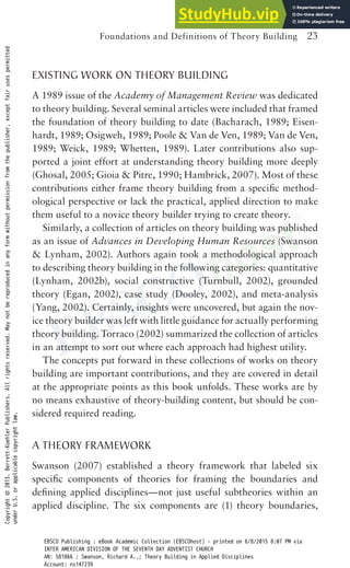 2 Foundations And Definitions Of Theory Building | PDF