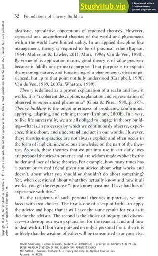 2 Foundations And Definitions Of Theory Building | PDF