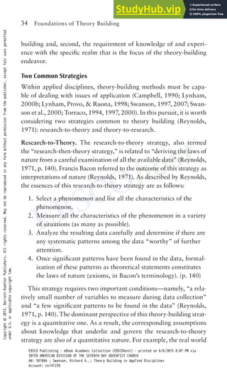 2 Foundations And Definitions Of Theory Building | PDF