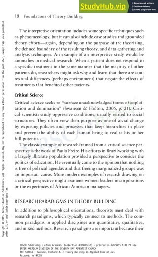 2 Foundations And Definitions Of Theory Building | PDF