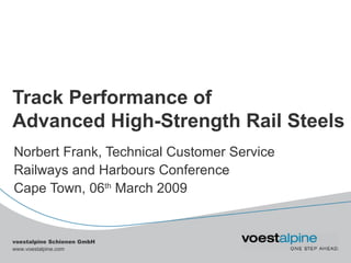 Track Performance | PPT | Rail Travel | Travel Type