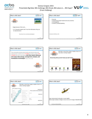 Seneca congres - Presentatie Frans Feldberg | PDF | Databases ...