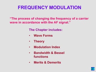 concept of (FM) Frequency modulation class 12th full ppt | PPT