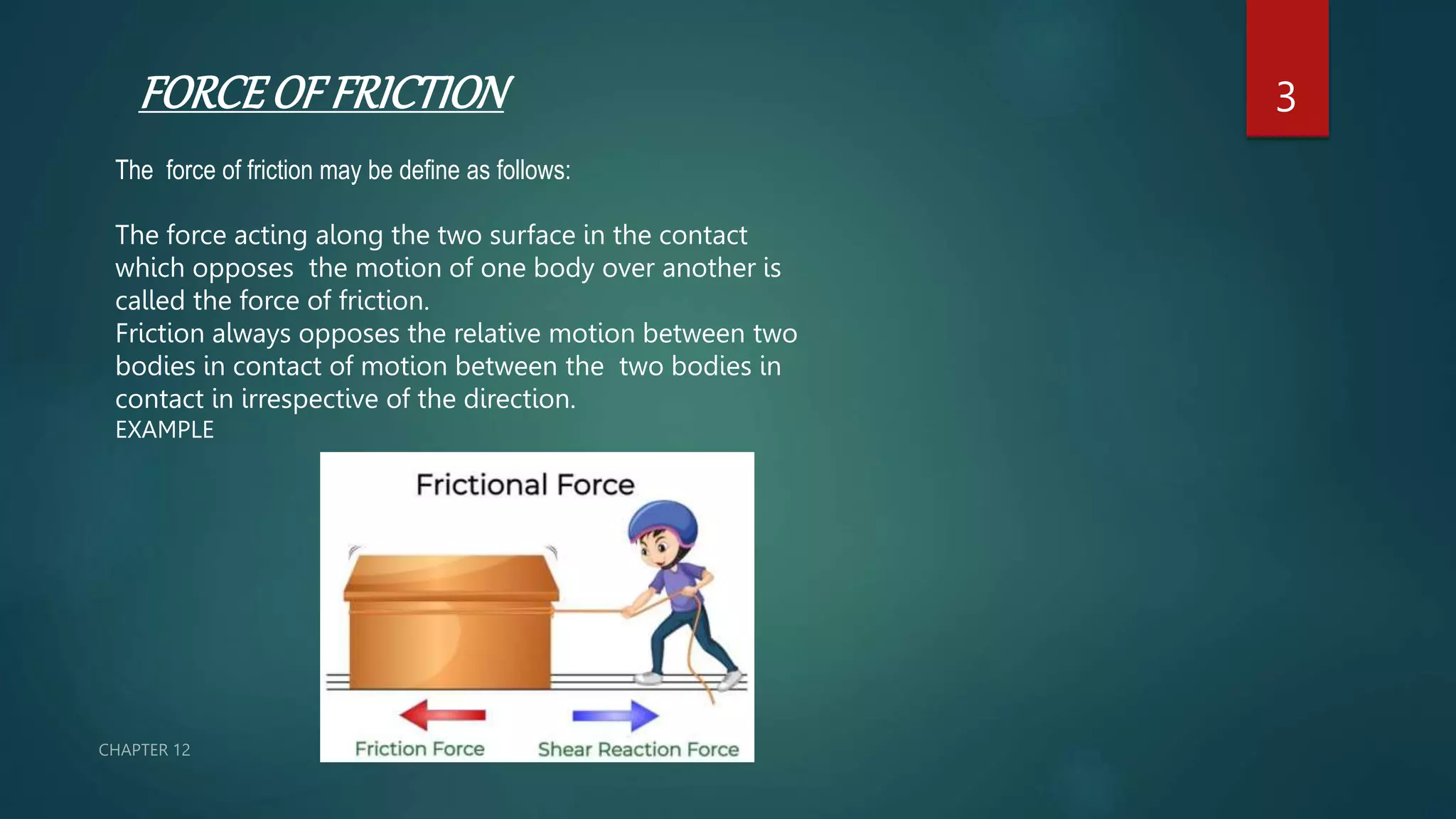 chapter 12 class8 friction | PPSX