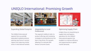 Uniqlo Business PPT containing data on different parameters | PPTX
