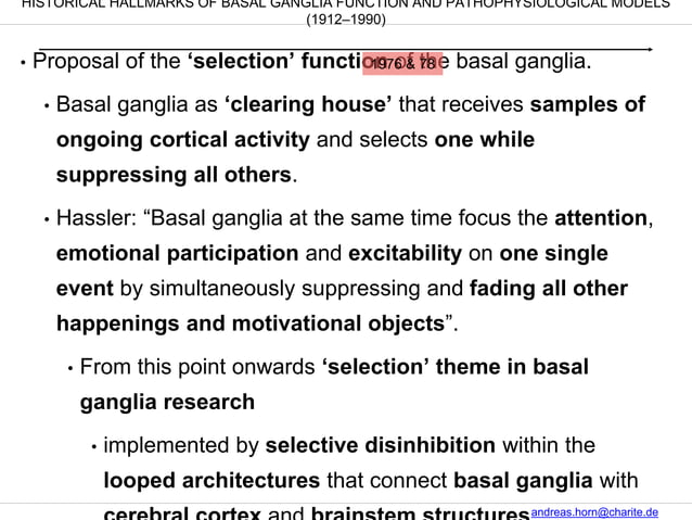Function & Anatomy of the Basal Ganglia | PPTX | Brain and Nervous ...