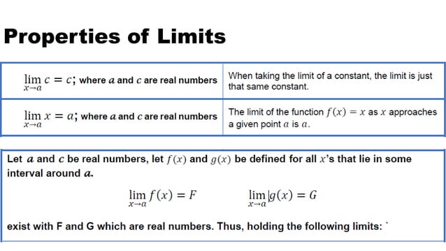 Functions and Limits | PPTX