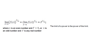 Functions and Limits | PPTX