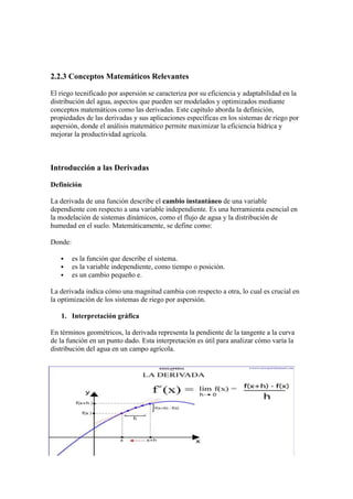 2) Fundamentos Teóricos del Riego Tecnificado por Aspersión, completo(2 ...