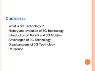 2 g 3g technology | PPT