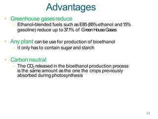 Bio-Ethanol | PPTX