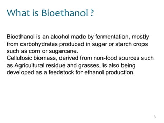 Bio-Ethanol | PPTX