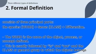 Patterns of paragraph development: definition | PPT