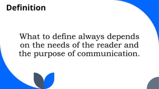 Patterns of paragraph development: definition | PPT