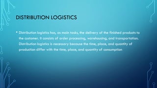 Principles of logistics_information | PDF
