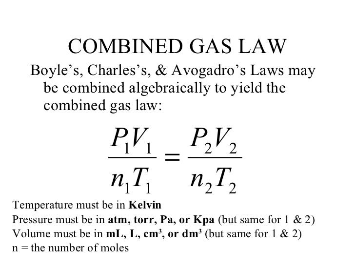 Gas Laws