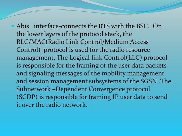 2 g data call flow | PPTX | Computer Networking | Computing