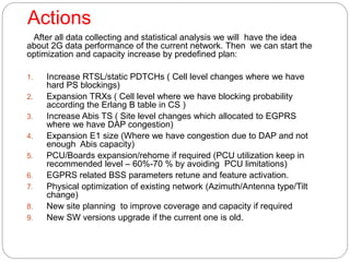 2 g data performance dimensioning ,planning & optimization | PPTX