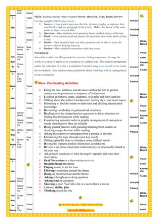 2 generation curriculum & pdp reading lesson plan | PDF