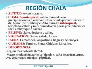 LAS 8 REGIONES NATURALES 1 | PPTX