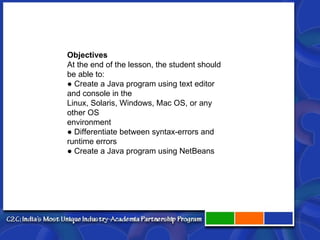 2 Getting To Know Your Programing Environment | PPT