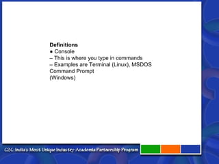 2 Getting To Know Your Programing Environment | PPT