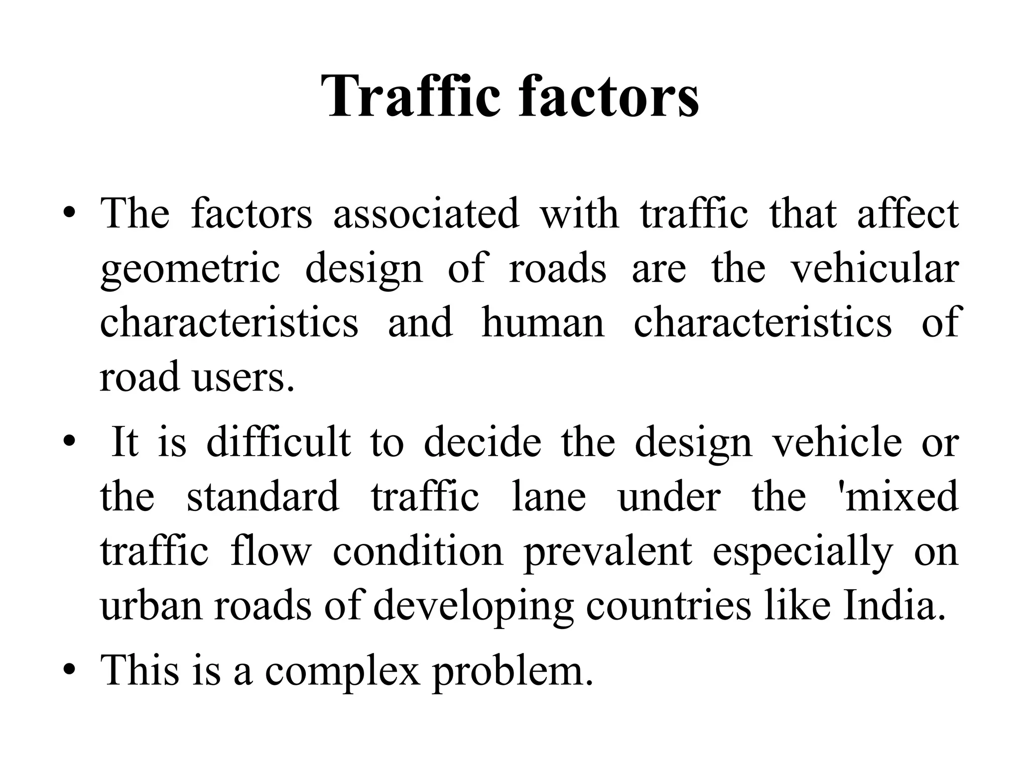 Geometric Design of highway | PPTX