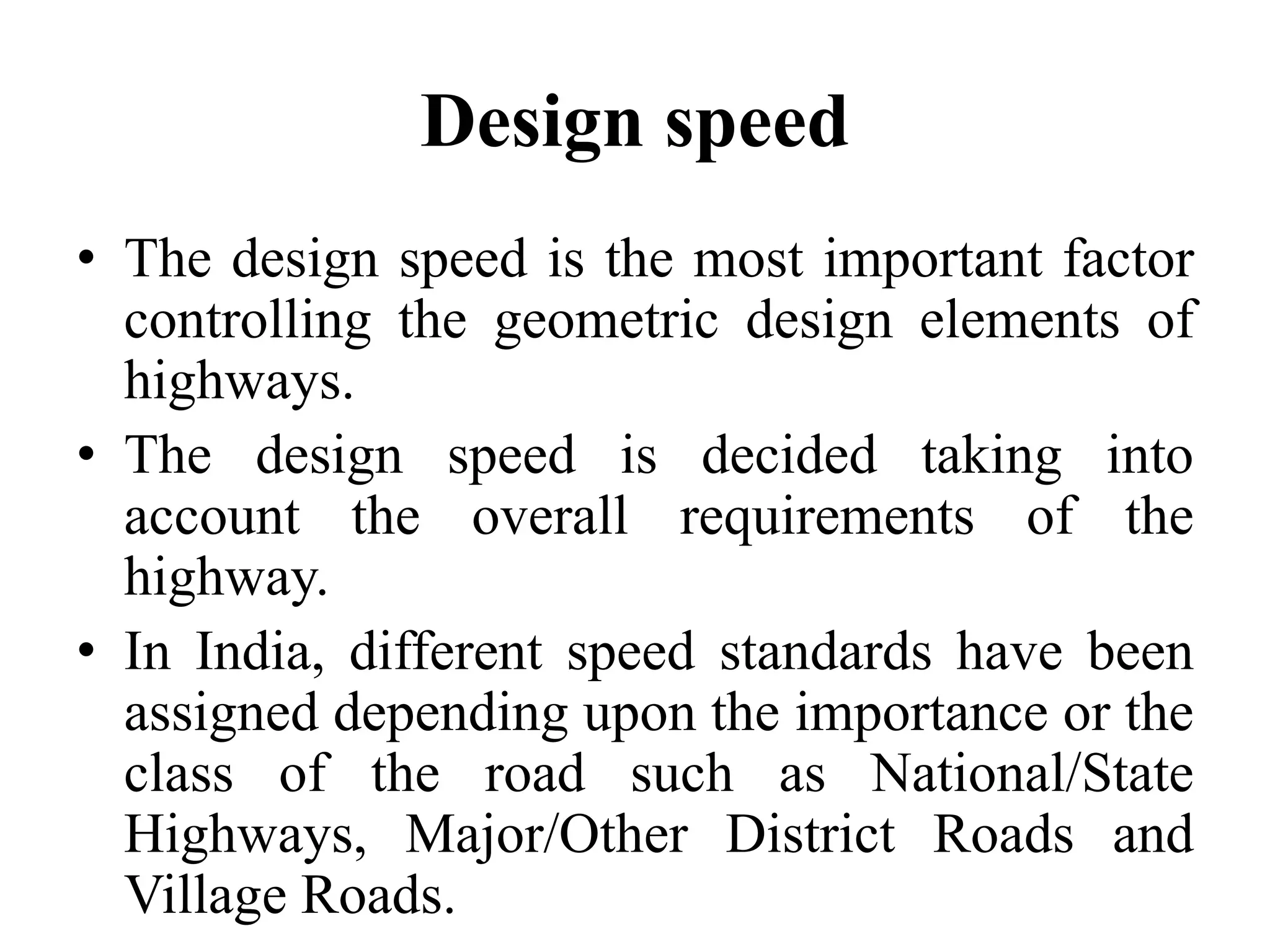 Geometric Design of highway | PPTX
