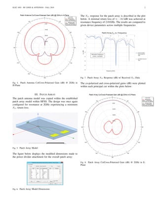 2 GHz Patch Antenna/Array Design | PDF