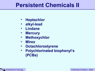 pesticide-persistence | PPT