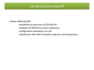 2G KPI Training for the reader and very beneficial | PPT