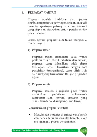 Buku perawatan alat_lab_biologi | PDF