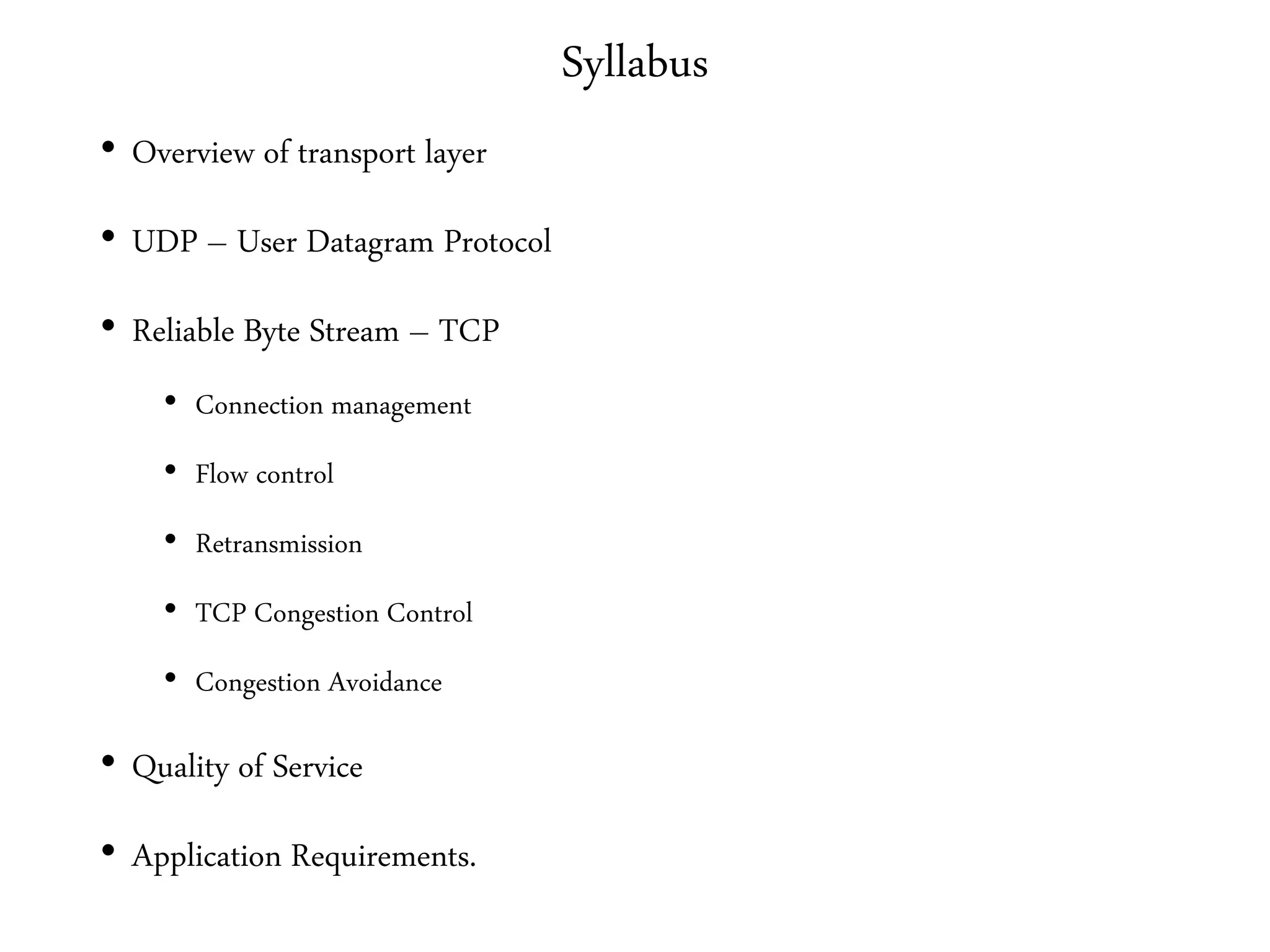Computer networks unit iv | PPTX