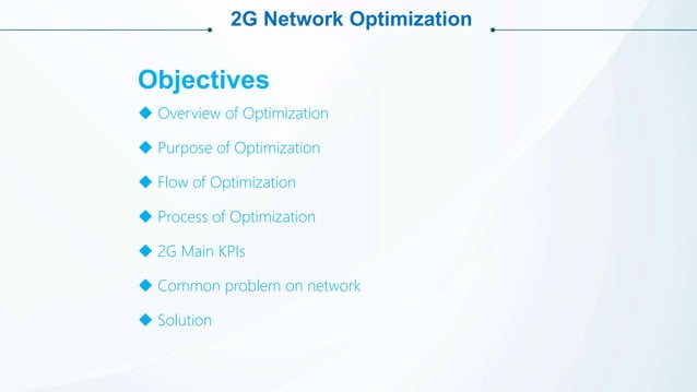 2G Network Optimization | PPTX | Computer Networking | Computing