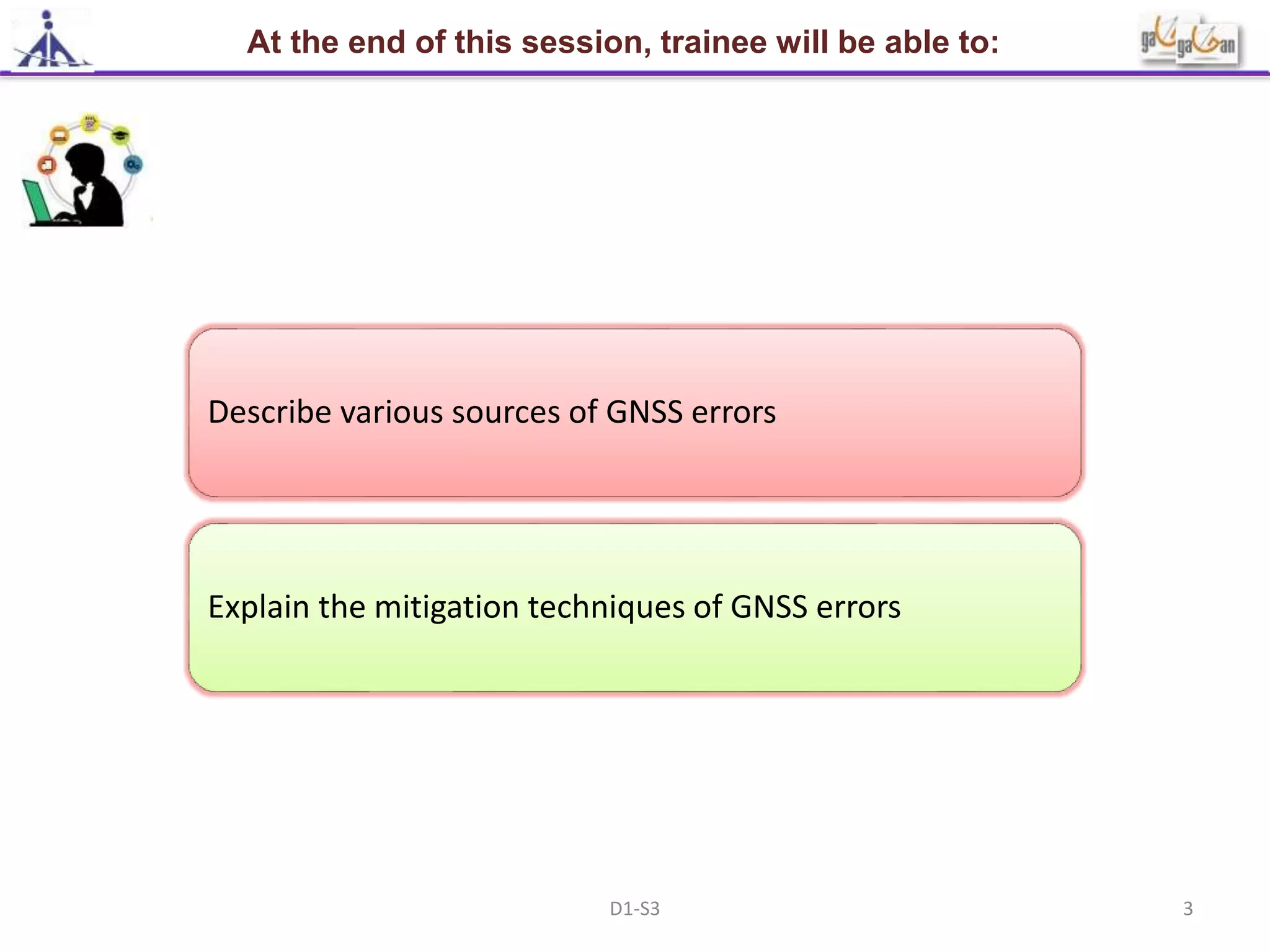 #2 gnss errors,its sources & mitigation techniques | PPTX