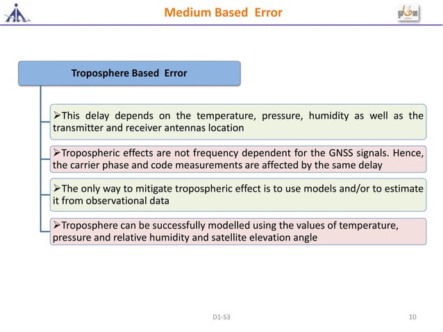2 Gnss Errorsits Sources And Mitigation Techniques Pptx Computer Networking Computing