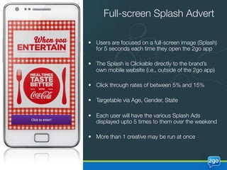 2go Advertising 2014 - March | PPT