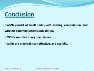 wireless sensor network ppt | PPTX