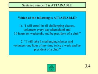 goal setting jeopardy | PPT