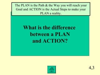 goal setting jeopardy | PPT
