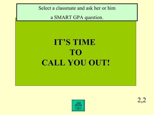 goal setting jeopardy | PPT