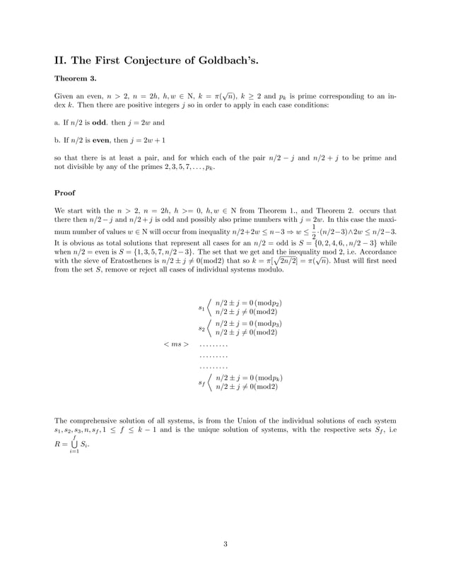 The 2 Goldbach's Conjectures with Proof | PDF