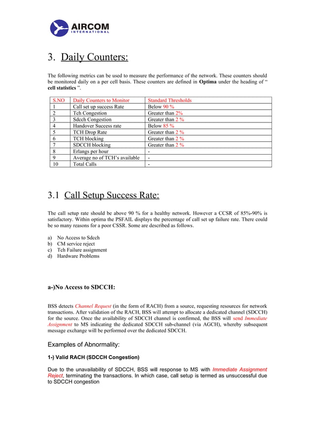 2G optimization_with_optima | PDF | Telecommunications Industry ...