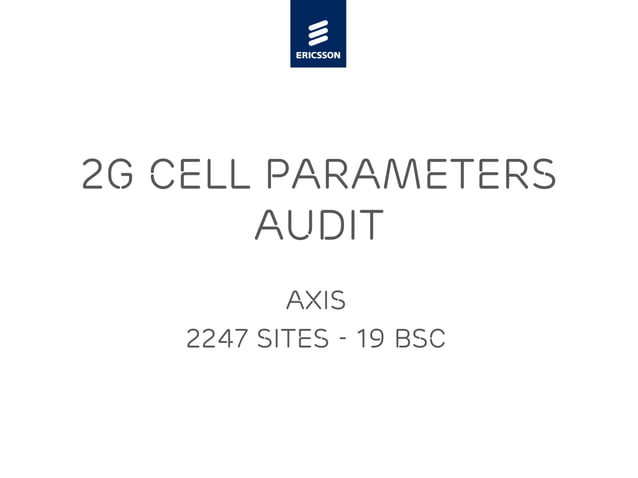 2 g parameters_guidelines1 | PPTX | Computer Networking | Computing