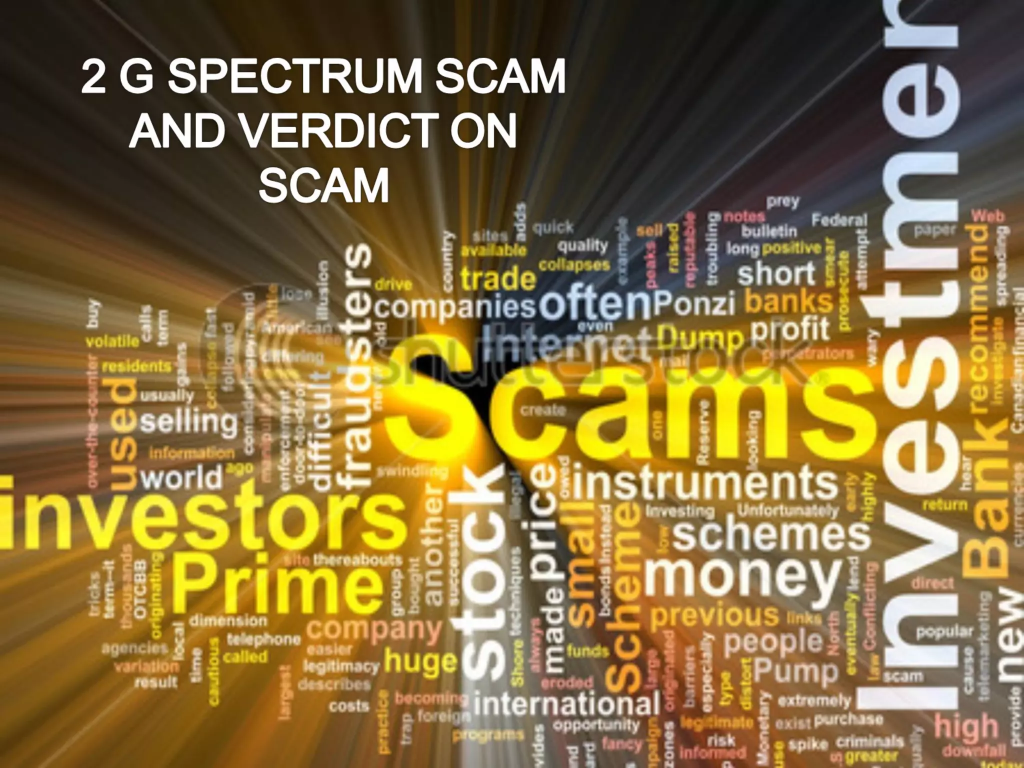 2G SCAM | PPT