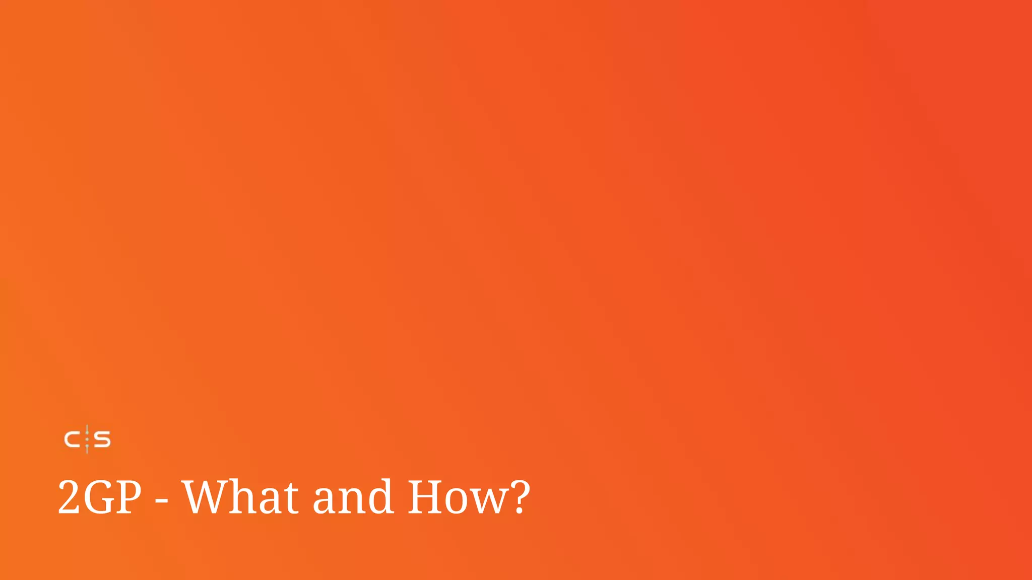 [Tech Webinar] Second Generation Packaging for ISVs | PDF