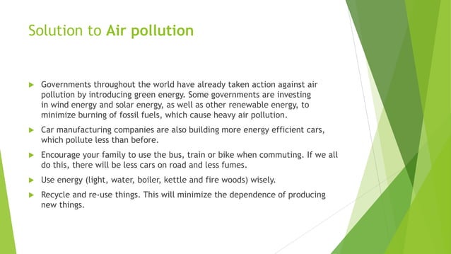 Save Earth, Stop Pollution | PPT | Free Download