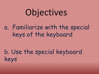 # 2 gr.1 special keyboard keys | PPTX