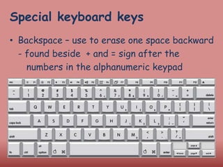 # 2 gr.1 special keyboard keys | PPTX